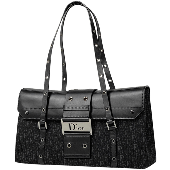 Dior | Bags | Christian Dior Trotter Pattern Shoulder Bag Street Chic ...